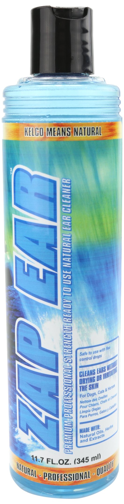 Kelco RTU Zap Ear Cleaner, 11.7 fl. oz., Model: KE303312