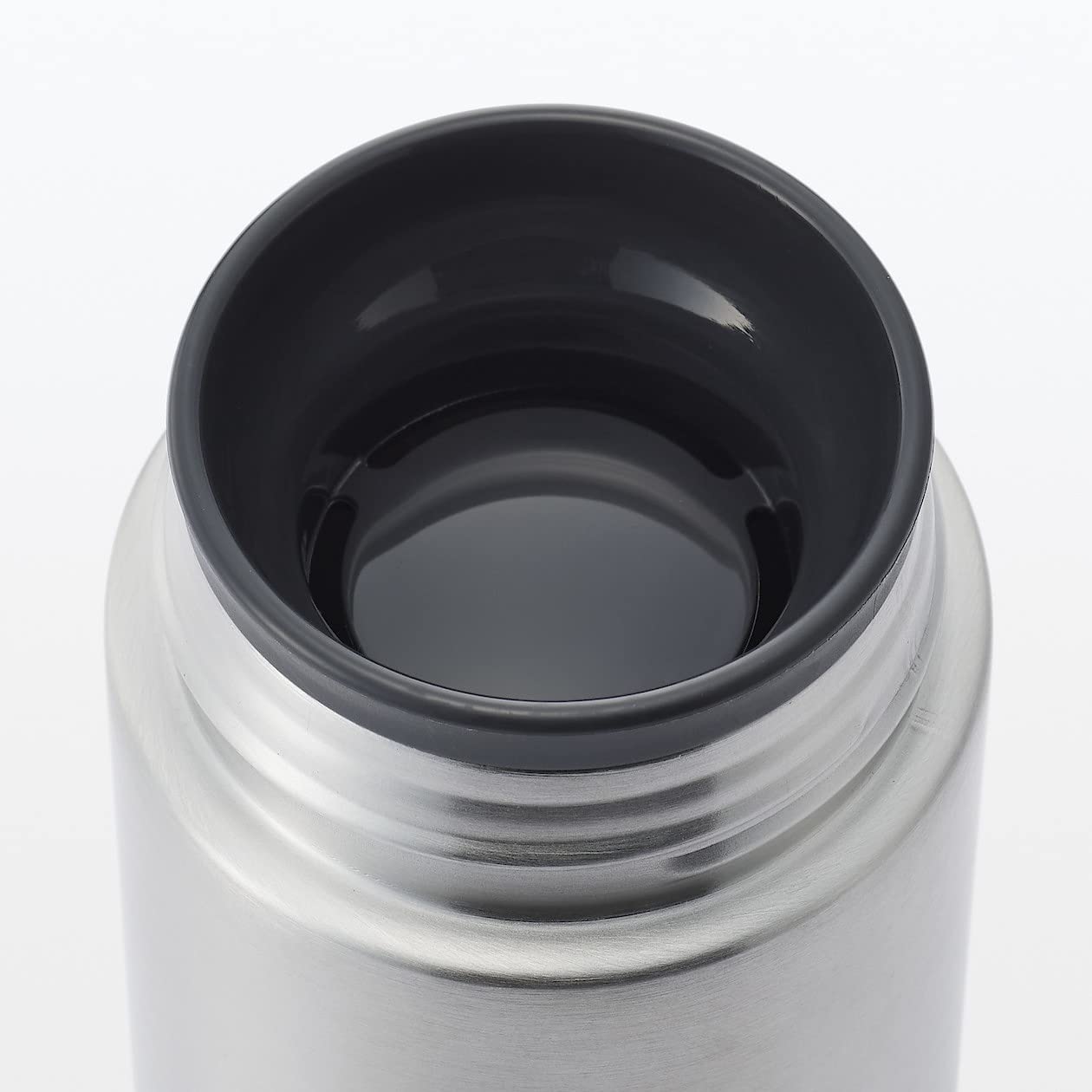 Muji 44593776 Stainless Steel Insulated Bottle, Approx. 16.9 fl oz (500 ml)