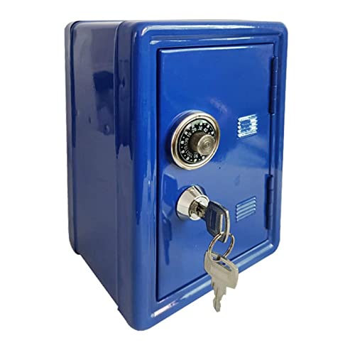 RORUN Small Safe Safe Organizer Iron Table Decoration Box Coin Piggy Bank Metal Mini Cabinet Money Storage Box Storage Box