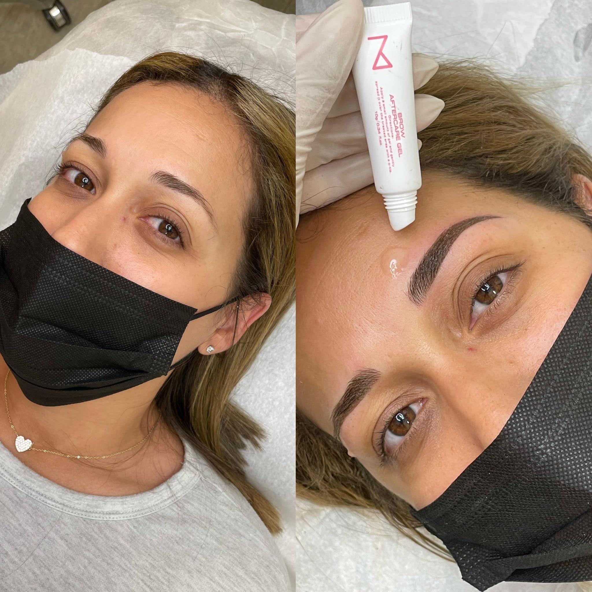 M - PACK OF 25 Brow Eyebrows Aftercare Gel Ointment For Microblading, Powder Brows & Permanent Make Up Procedure - Anti-Inflammatory, Better Pigment Retention 10g/0.34 fl oz