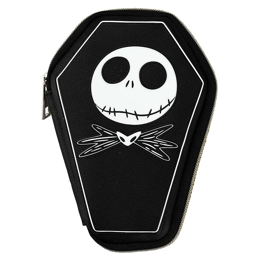 Nightmare Before Christmas Jack Skellington Character Black Coffin Coin Purse