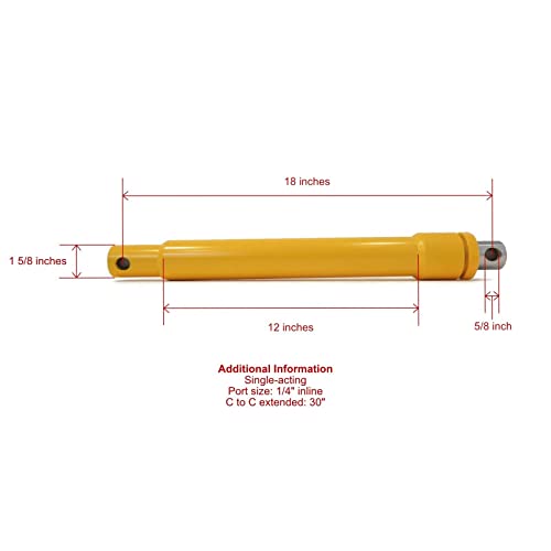 The ROP Shop | Snowplow Power Angling Cylinder Ram for Meyer 05437SP, 05437