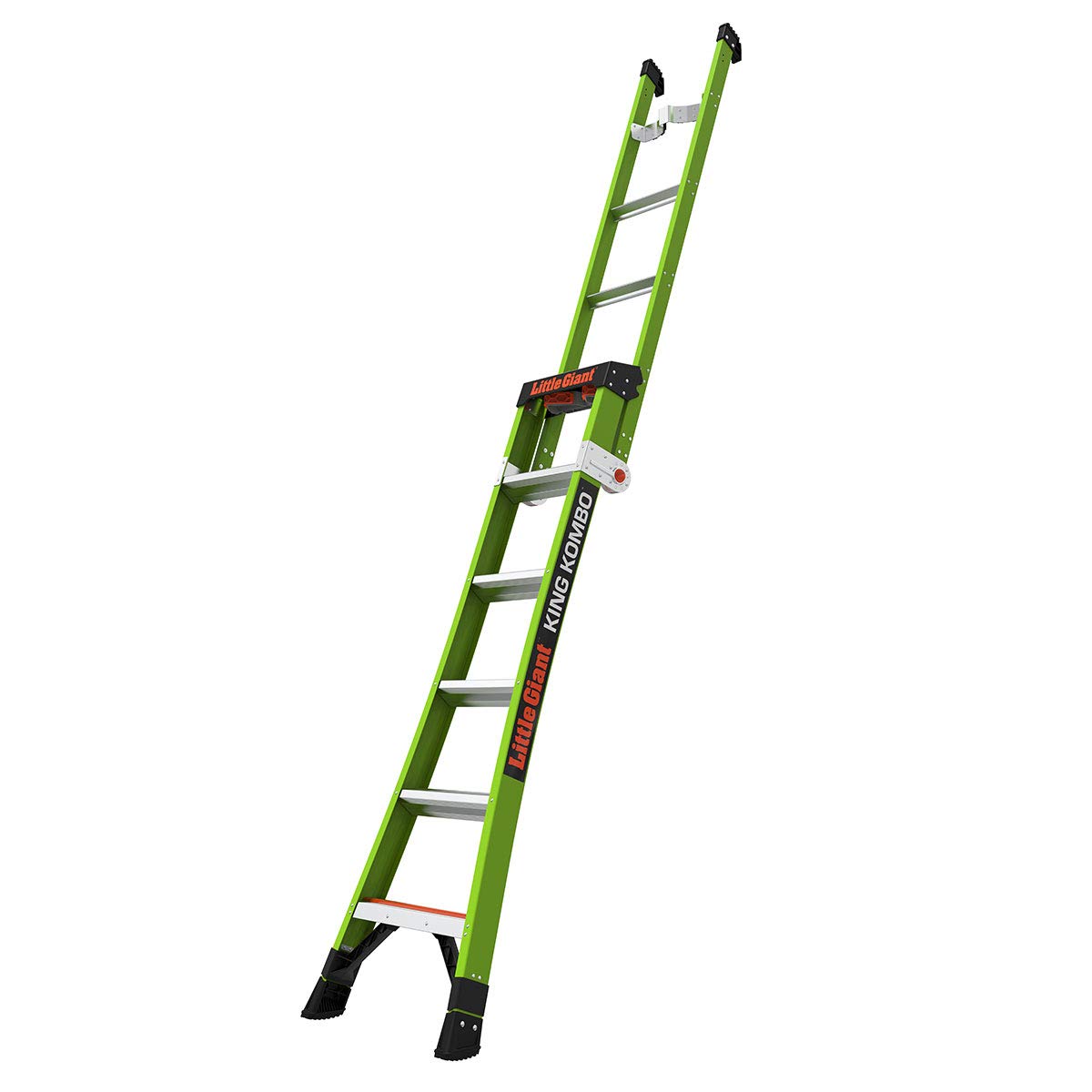 Little Giant Ladder Systems 13610-071 King Kombo 3-in-1 Ladder, 6 Ft, Gray