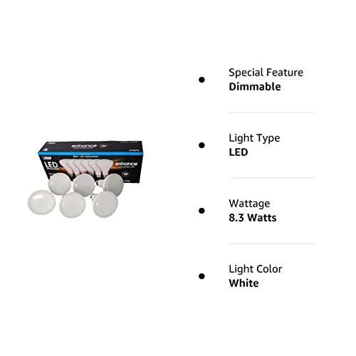 LED Dimmable Br30 65W Replacement 5000K 6-Pack
