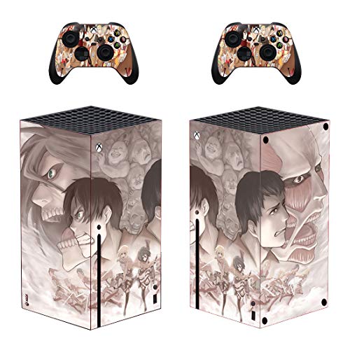 KAJAL MANI Vinyl Skin Sticker Decal Wrap for X-box-One-Series X Console Skin Set Titan War