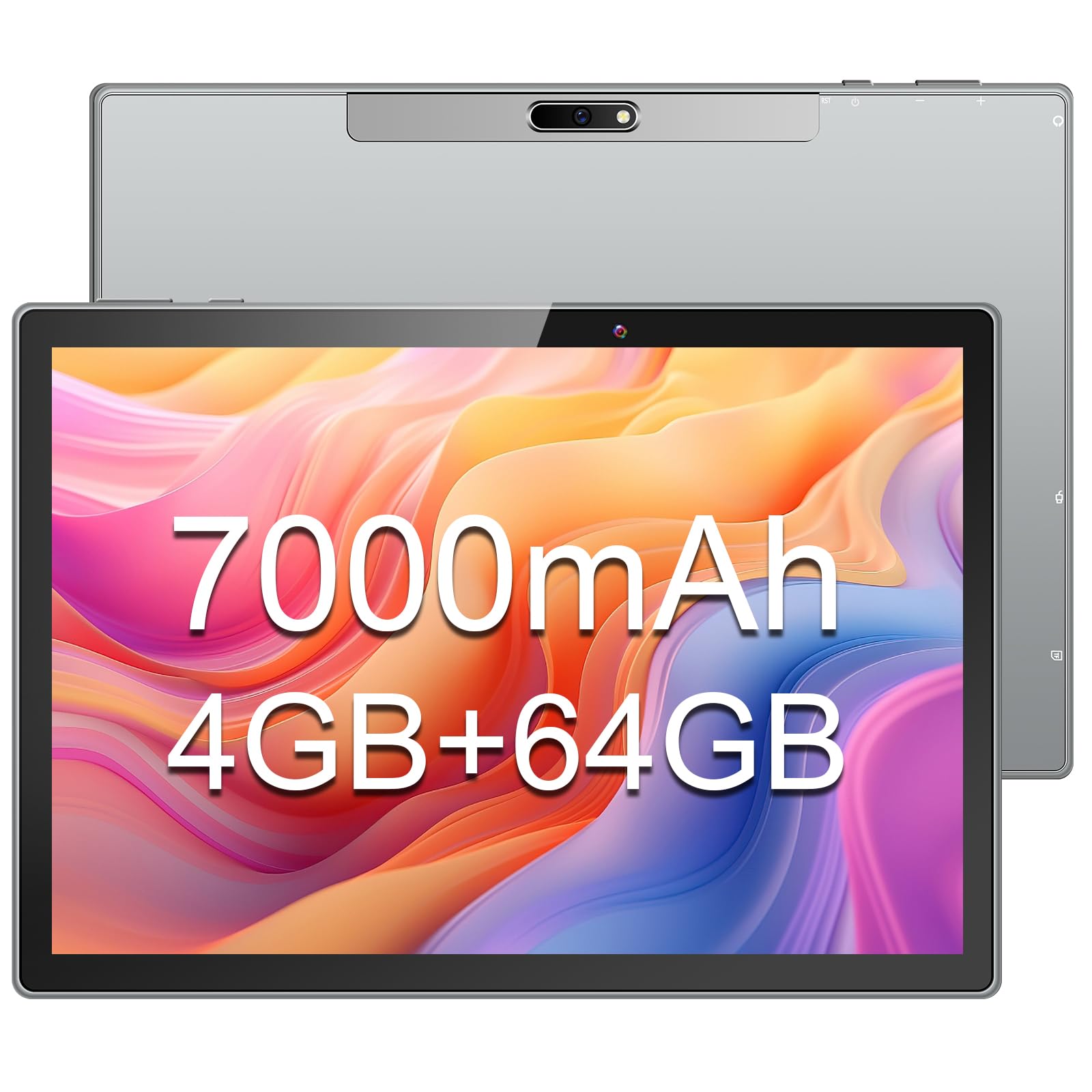 MARVUE Tablet 10.1 Inch, Android 10.0 Tablets, Pad M20 Tablet, 2GB RAM 32GB ROM Storage, 8MP+5MP Dual Camera, 2.0GHZ Quad Core Processor, 1280x800 IPS HD Screen 6000mAh Battery, HDMI, FM, GPS (Black)