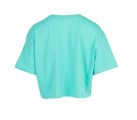 Nike Women's Sportswear Essential Cropped T-Shirt (as1, Alpha, x_l, Regular, Regular, X- Large, Washed Teal)