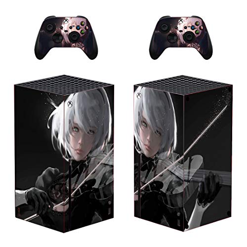 KAJAL MANI Vinyl Skin Sticker Decal Wrap for X-box-One-Series X Console Skin Set Fan Nier
