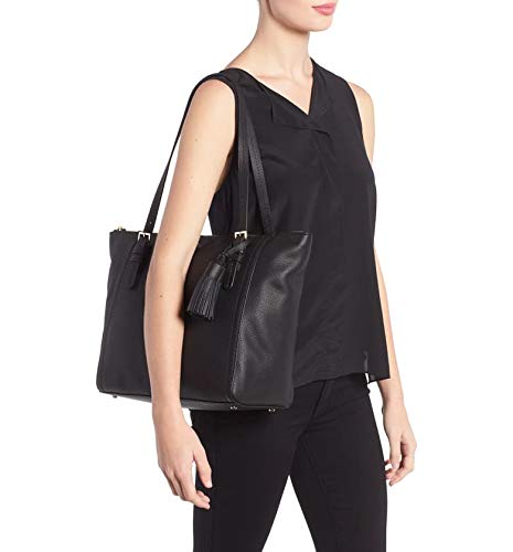 Kate Spade New York Kate Spade NY Orchard Street Maya Leather Shoulder Tote Purse in Black, Large