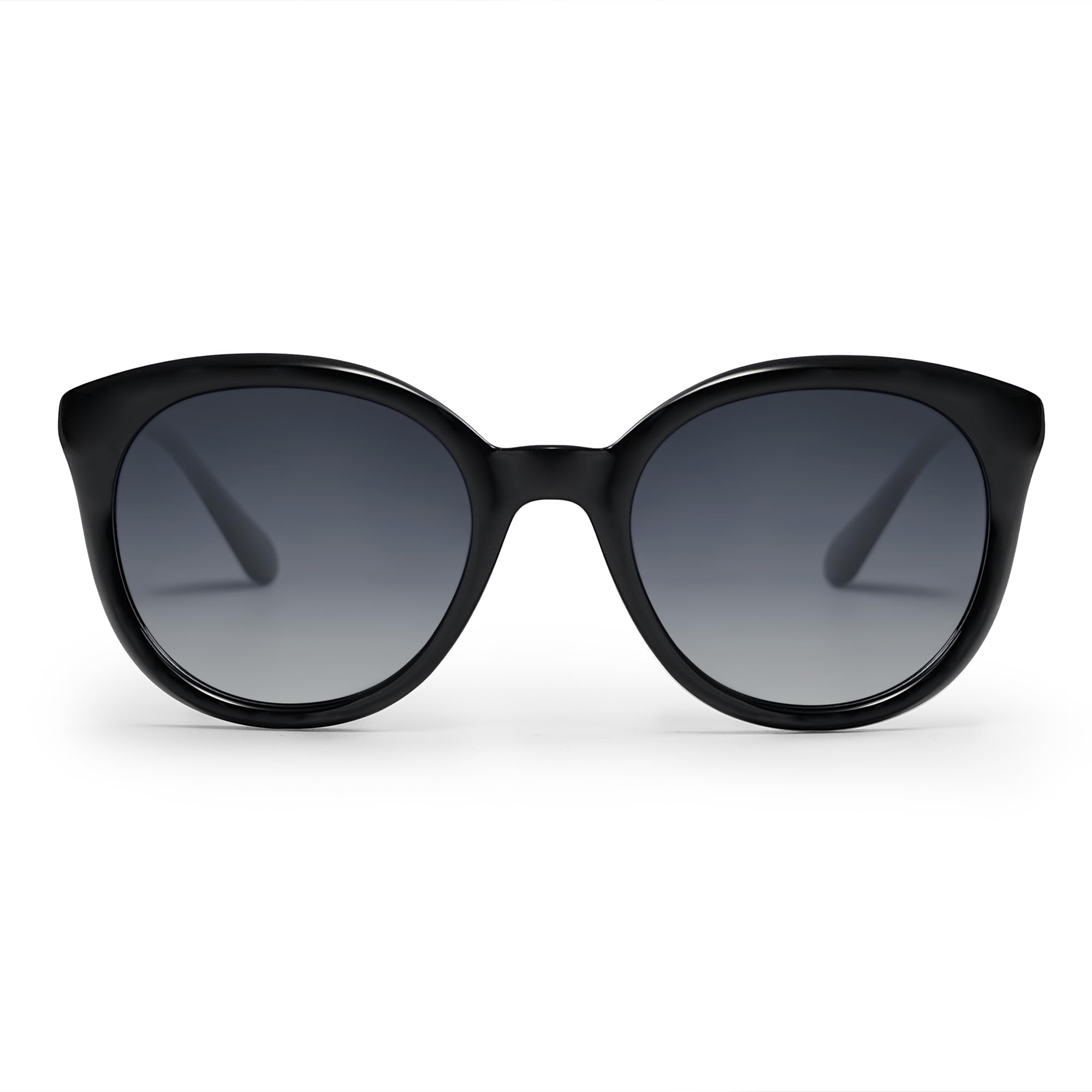 SOJOS Small Round Polarized Sunglasses for Women Men Vintage Style UV400 Lens SJ2259,(Milky white)