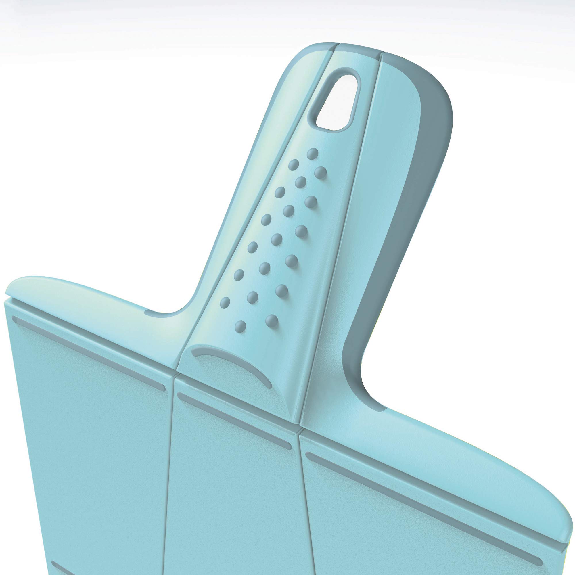 Joseph Joseph Chop2Pot Foldable Plastic Cutting Board 19 x 10.75 Non-Slip Feet 4-inch Handle Dishwasher Safe, Large, Dove Gray