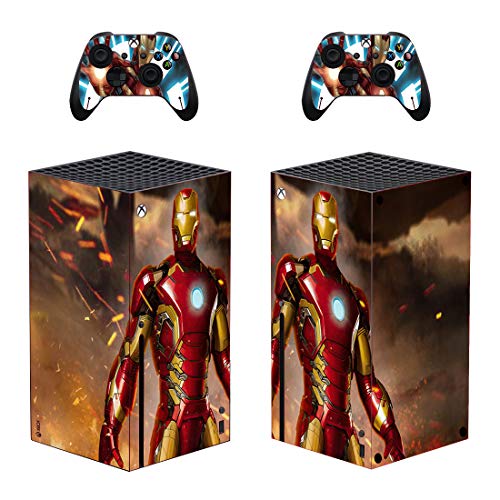 KAJAL MANI X-box-One-Series X Skin Set Millionare Man HD Printing Faceplate Protective for Console, Controller Skin Decal
