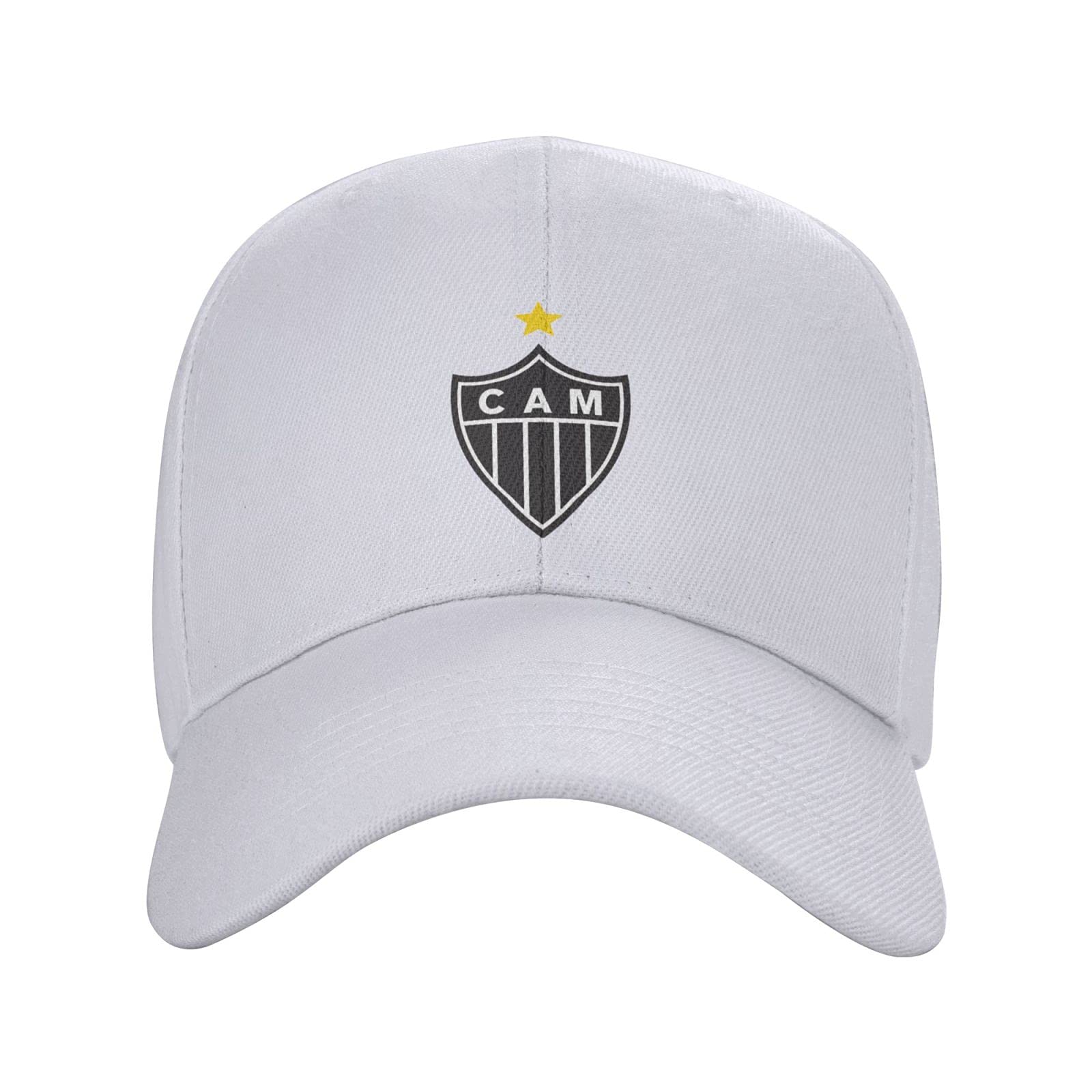 LUJA DLING Clube Soccer Atletico Mineiro 3D Printing Snapback Baseball Cap Casquette Dad Hat Gift for Men Women White