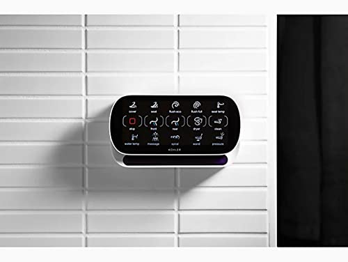 Kohler K-5401-PA-0 Veil Comfort Height Skirted One-Piece Elongated Dual-Flush Intelligent toilet, White