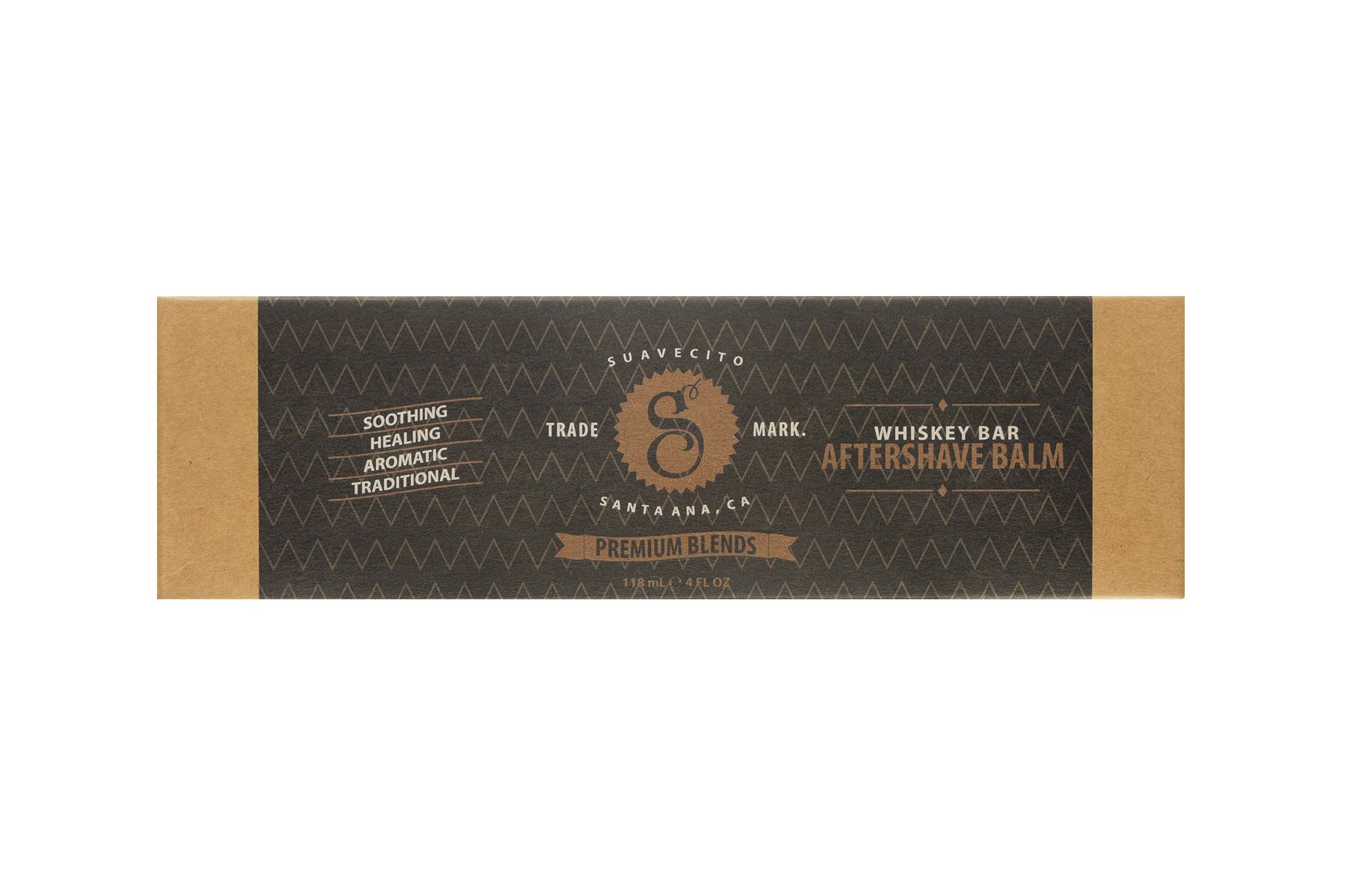 Suavecito Premium Blends Aftershave Balm Whiskey Bar Men's Grooming Supply