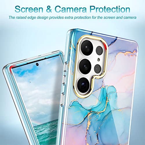 Turquiase for Samsung Galaxy S23 Ultra Case, Lightweight and Stylish Full Body Shockproof Protective Rugged TPU Case for Galaxt S23 Ultra