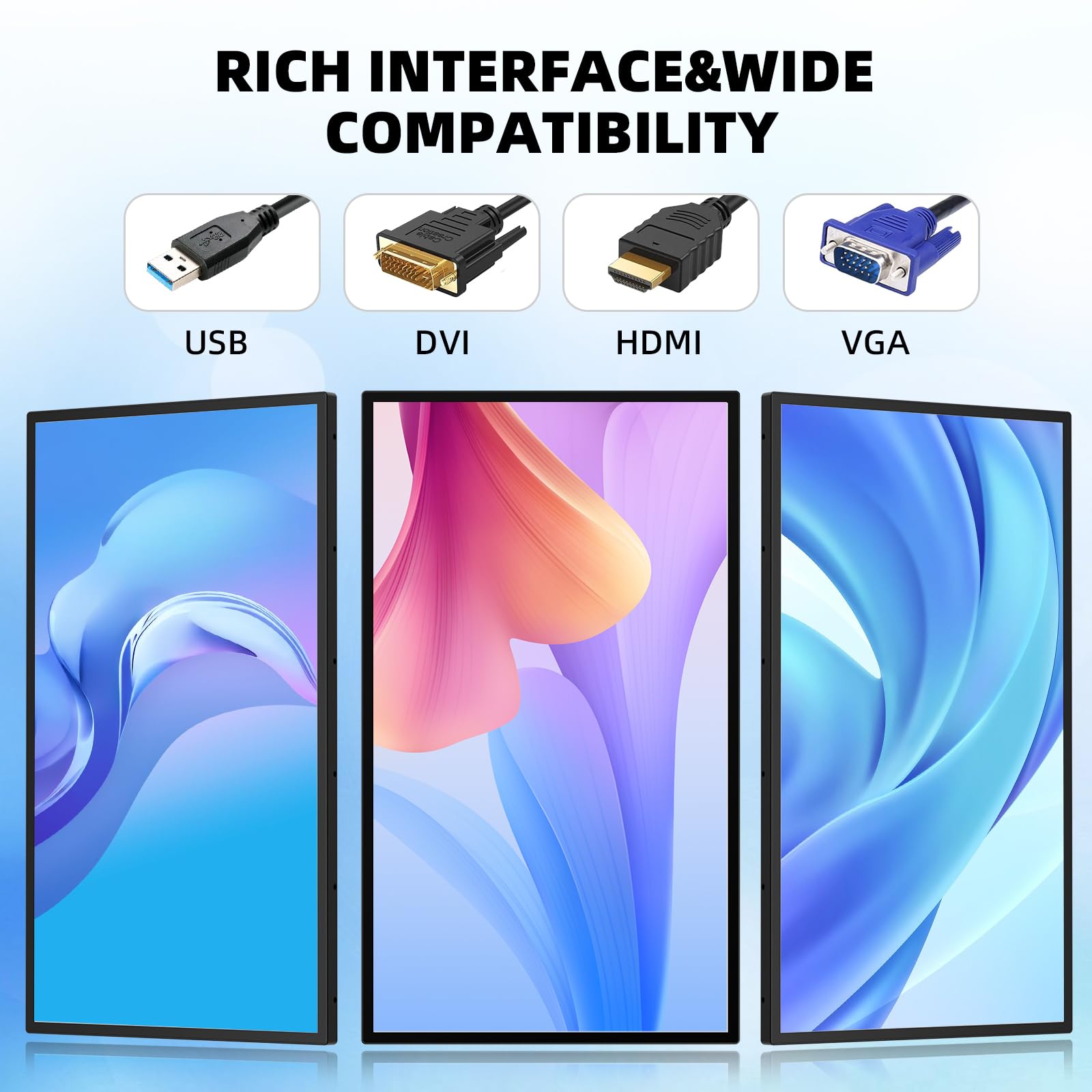 YIXZSWD 32 Inch Touch Screen Digital Signage, Smart Digital Calendar Digital Signage Display for Advertising,Plug&Play,Intelligent Split Screen,Built-in Speakers,Support HD-MI Input,Android System