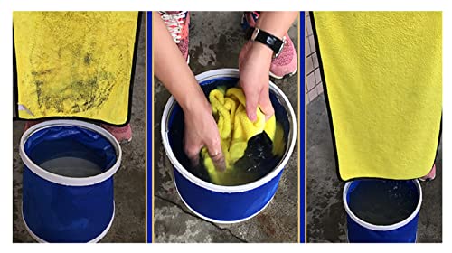YBC Car Drying Towel 12"x9" Microfiber Cloth 3 PCS