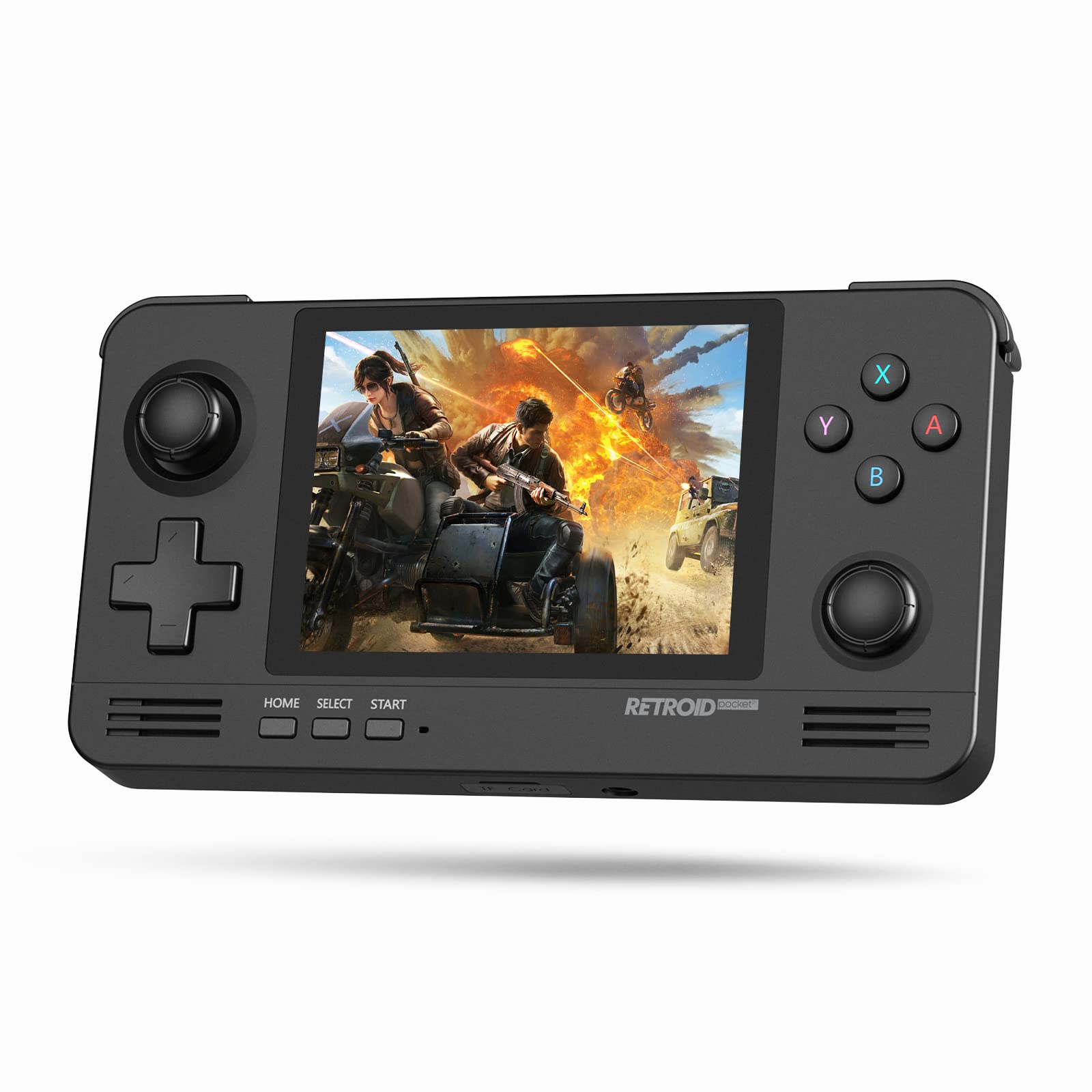 Retroid Pocket 2 Plus Retro Game Handheld Console, Retroid Pocket 2+ Android Retro Game Console Multiple Emulators Console Handheld 3.5 Inch Display 4000mAh Battery Classic Games Retro Gaming (Black)