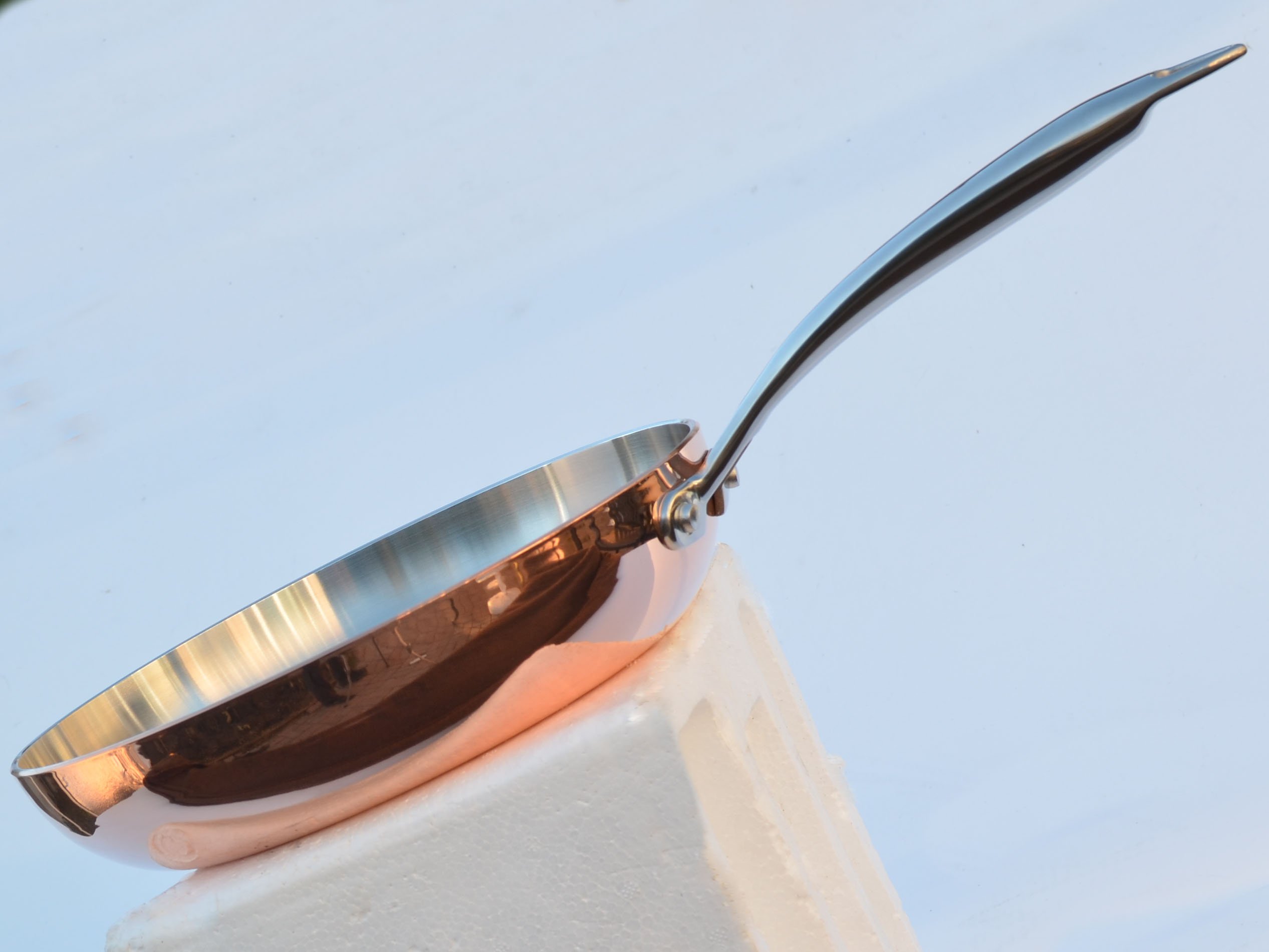 Kila Chef 24 cm Thick Copper Fry Pan (3.5mm thick, 1.5mm copper)