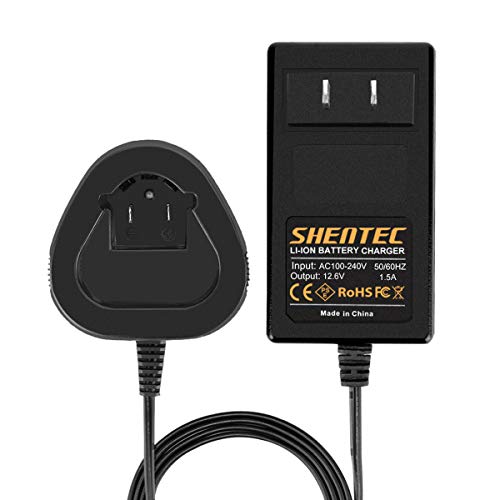 Shentec 12V Li-ion Battery Charger Compatible with Dremel 12V 8200 8220 8300 B812-02 B812-03 Battery(NOT for Ni-MH/NI-CD Battery)