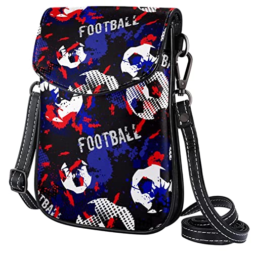 Small Crossbody Bag Football Cell Phone Purse Wallet