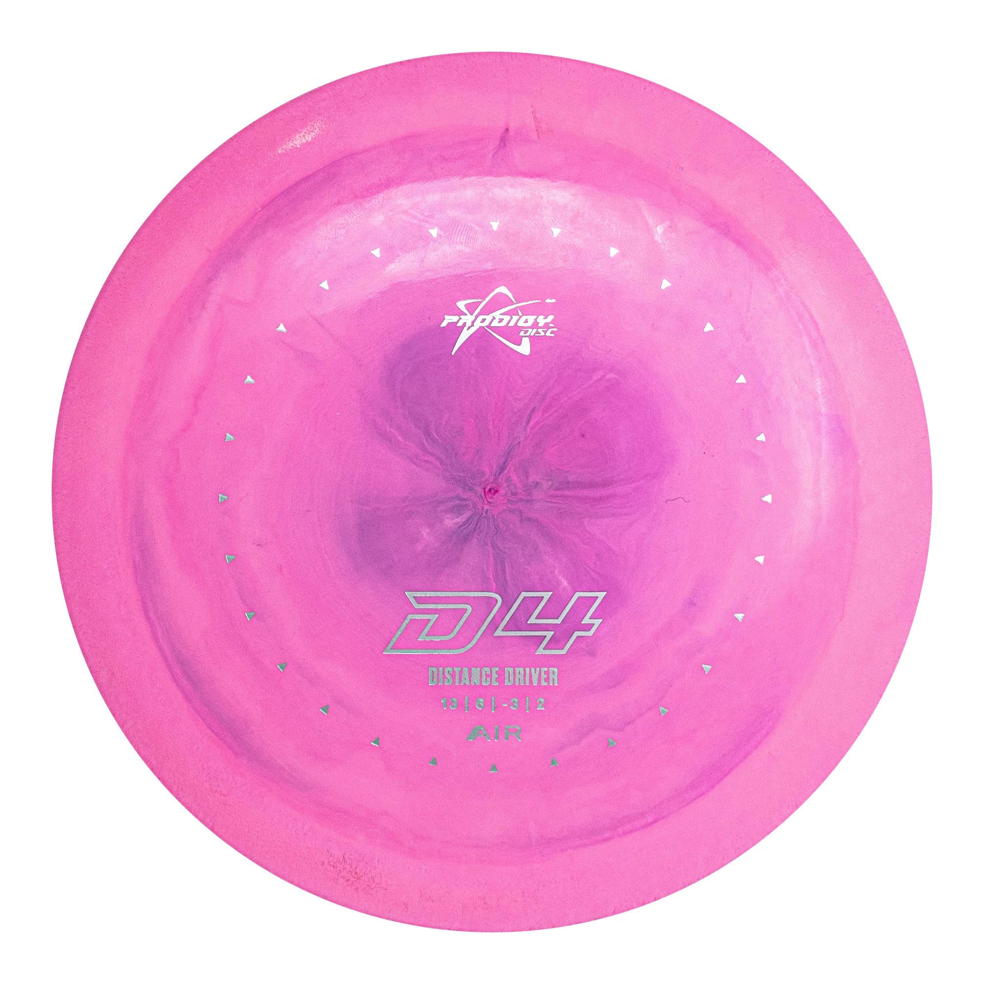 Prodigy Disc AIR Spectrum D4 | Understable Disc Golf Driver | Great for Maximum Distance Drives | Designed for All Players | 150-159g | New Swirly Lightweight Plastic | Colors May Vary