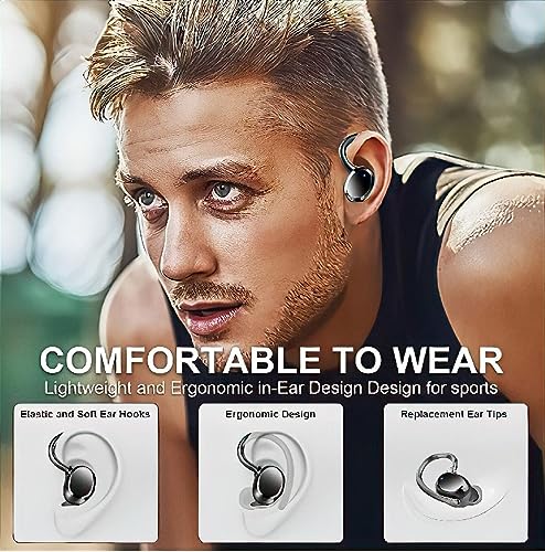 Upgrade Your Everyday Headphones or Wired Earbuds with These Workout, Noise Cancelling Earbuds, True Wireless Earbuds Over Ear Dynamic Sounding TWS i25 Bluetooth v5.1, HiFi, Waterproof Earbuds.