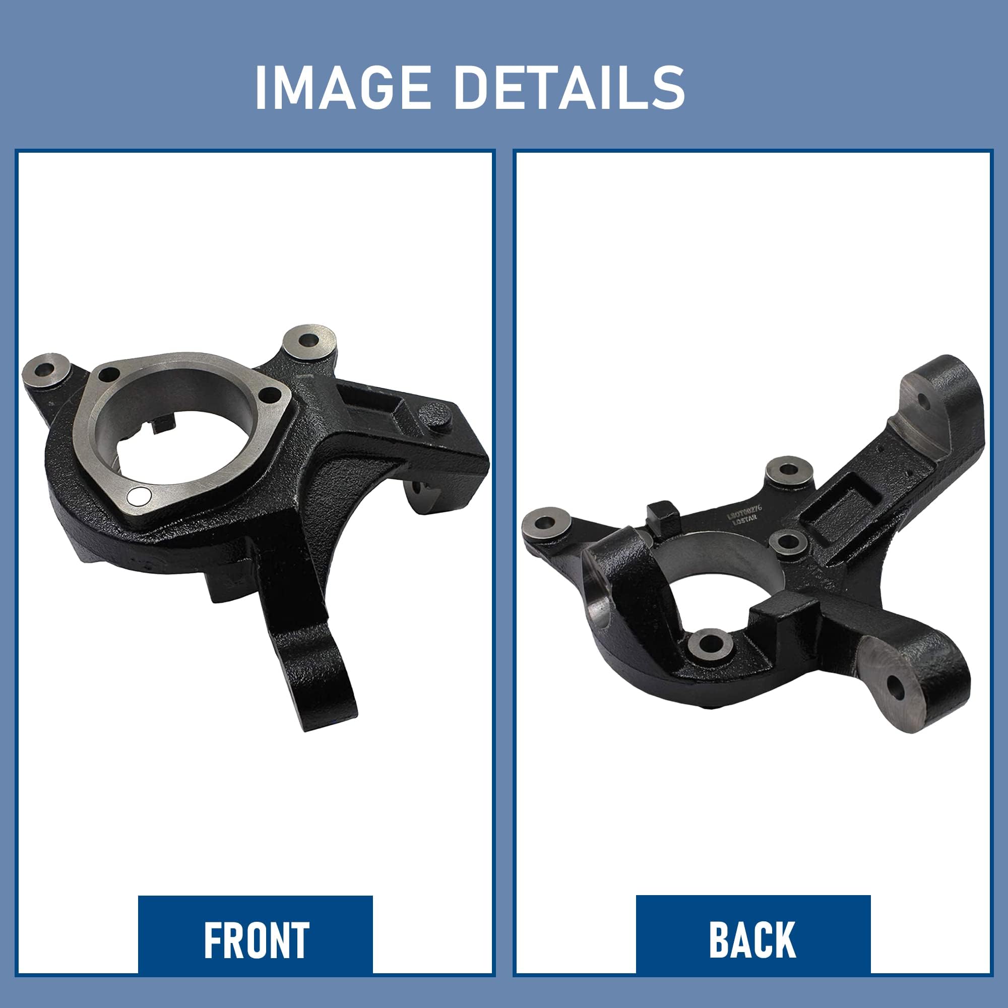Mid Valley - Suspension Level Kit 3" Lift Spindles Knuckles Pair For Chevy GMC Silverado Sierra Yukon 1500 1999-2006 1500 2WD Pickup SUV