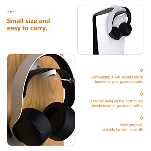 SOLUSTRE Accessories Pc 2 Pieces Wall Headphone Holder Wall Headphone Shelf Hanging Headphone Holder Headphone Holder Rack Headphone Bracket Shelf Game Shelf Wall Pc Gaming