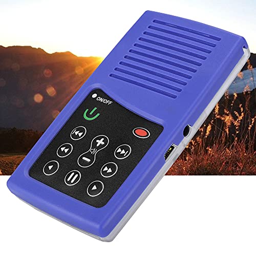 TOPINCN Audio Bible Player Solar Charging E Bible eReader Tablet Built in 4G Capacity 350mAh Battery (Blue)