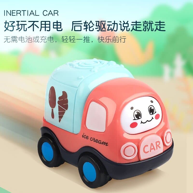 Return Force inertial car Toy Children inertial Engineering car 7 Sets