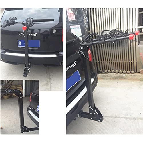 LZL 4 Bike Rack Bicycle Carrier Racks Hitch Mount Double Foldable Rack for Cars, Trucks, SUV's and minivans with a 2" Hitch Receiver (Color : A Bicycle)