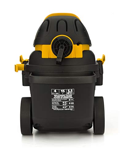 Shop-Vac 4 GallonĀ 5.5 Peak HP Wet/Dry Utility Vacuum with SVX2 Motor Technology