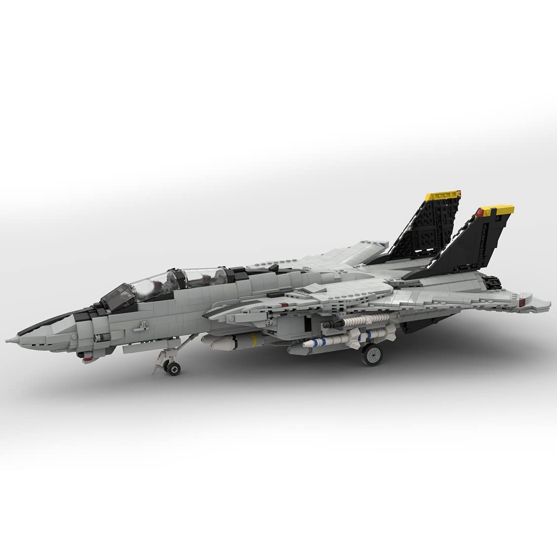 Topoo Military Fighter Aircraft Building Kit, Airplane Building Set WW2 Armored Battle Bricks Compatible with Lego Technic, 2011 Pcs, MOC-82377