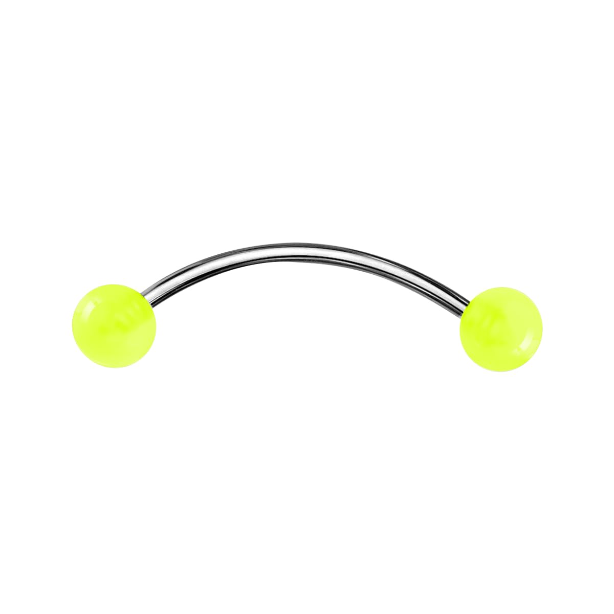 Luxe Modz Snake eye Tongue rings Piercing Jewelry Glow In the dark 10 Piece Value Pack Surgical Steel Long shaft 16 Gauge 14mm NO DUPLICATES