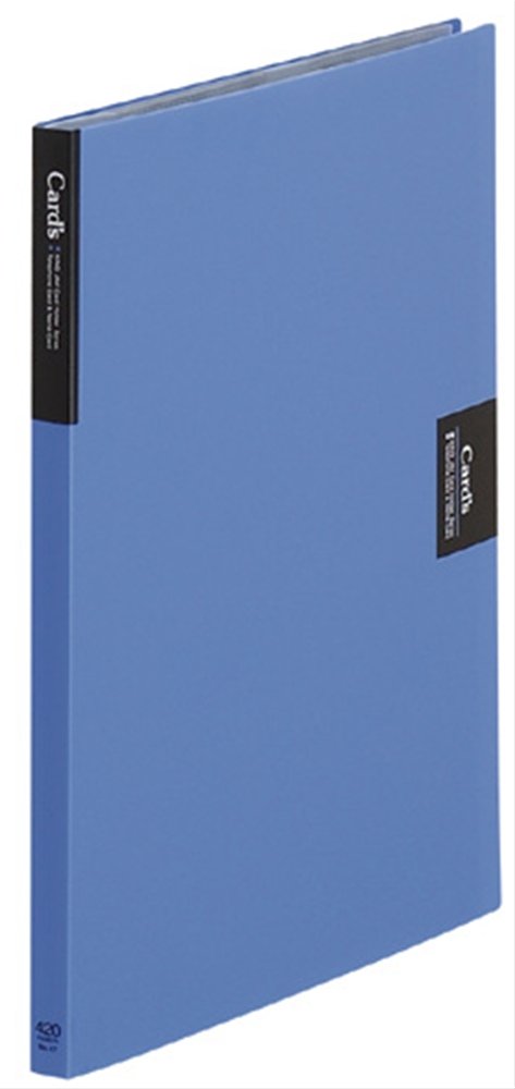 King Jim Cars Card Holder, A4S Welded Type, Blue 47 Ao