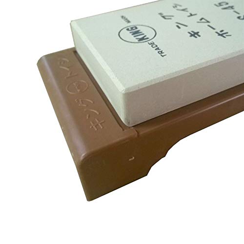 KING Whetstone Knife Sharpening Stone with Plastic Base S-45P #4000 176×52×15mm (6.9 x 2 x 0.5")