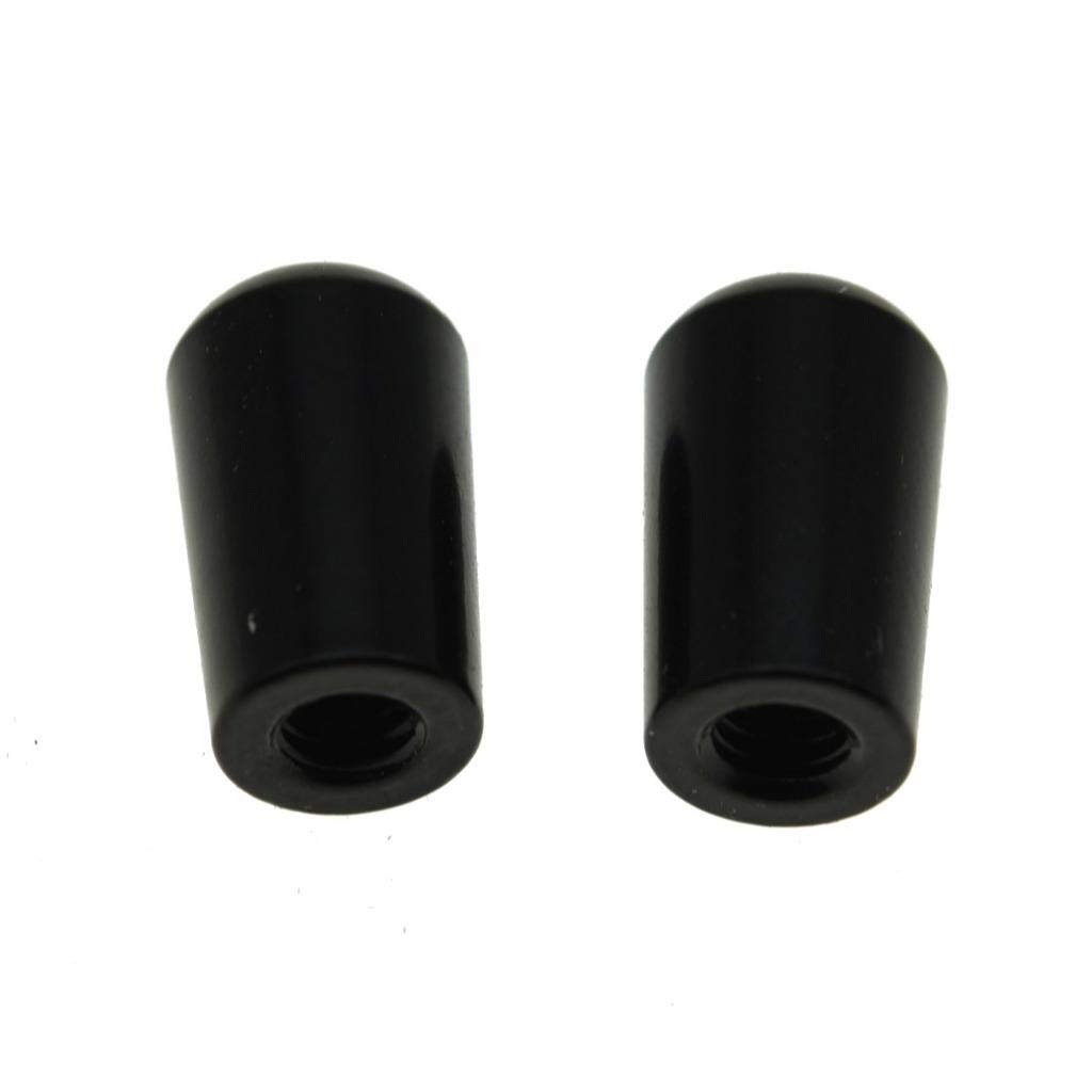 KAISH M3.5&M4 Black Metal LP Guitar 3 Way Toggle Switch Tip Pickup Switch Knob for Epi Les Paul