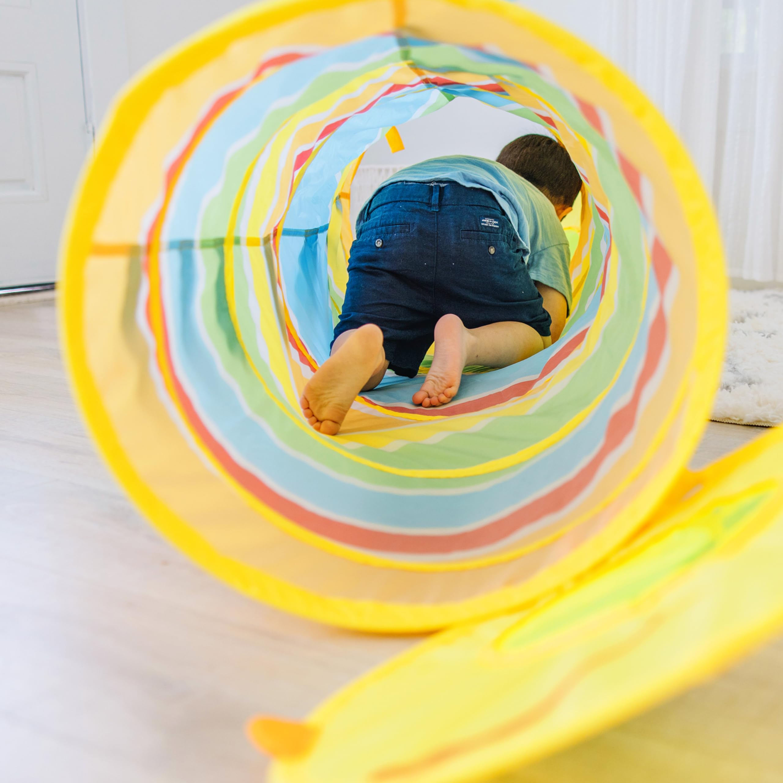Melissa & Doug Sunny Patch Giddy Buggy Crawl-Through Tunnel - Indoor Outdoor Developmental Activity Toy Tunnel For Toddlers And Kids Ages 3+ (Multi color)