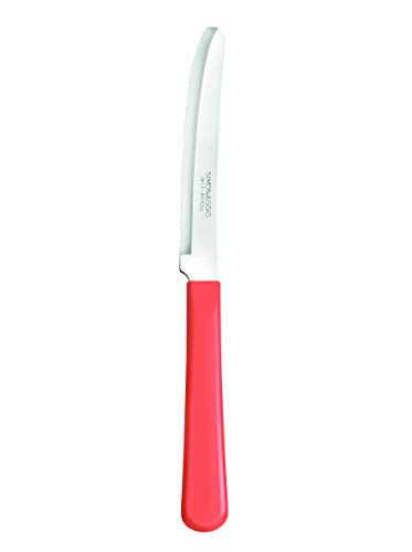 Simonaggio Sintonia 3 Piece Table Knife, One size, Red