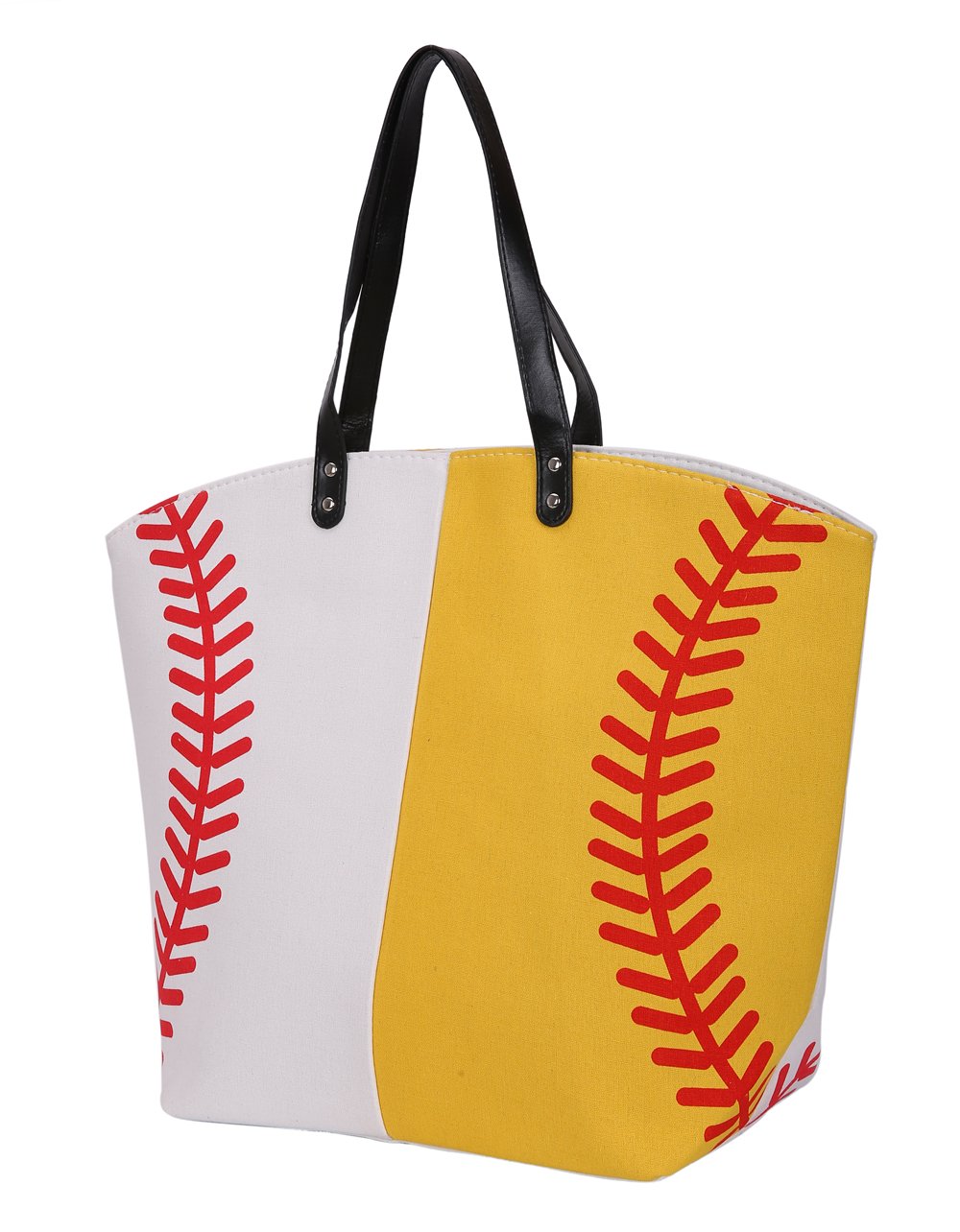 Large Baseball Tote Bag Sports Prints Utility Tote Beach Bag Travel Bag