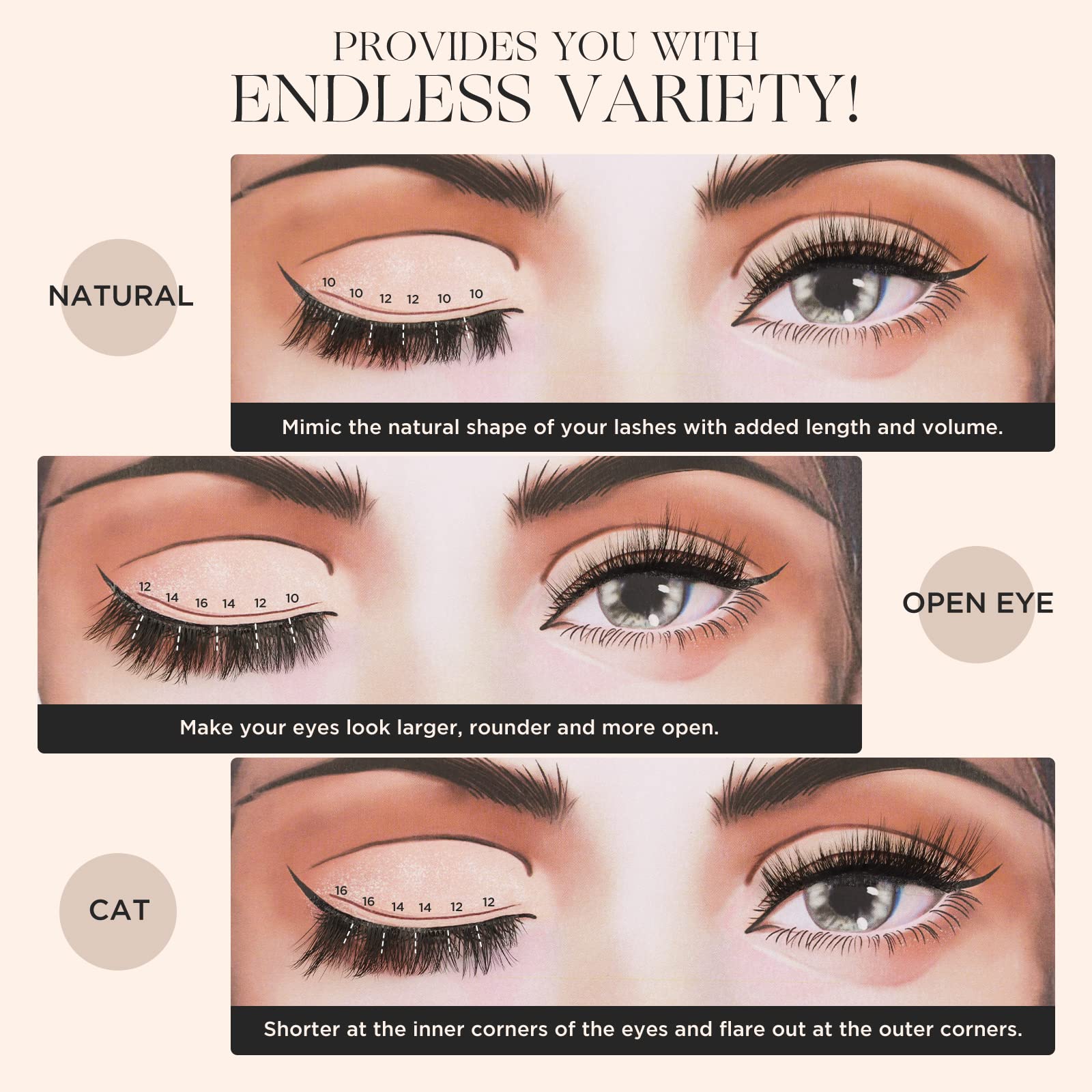Lash Clusters 144 Pcs Cluster Lashes DIY Cluster Eyelash Extensions Mega Volume Reusable+individual Lash Glue,DIY Lash Extension Glue
