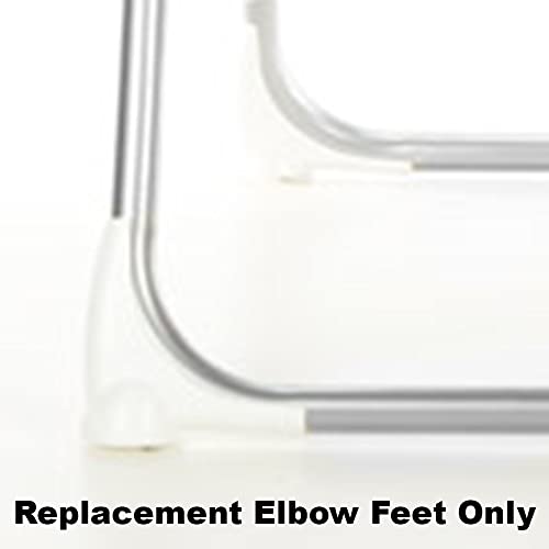 Replacement Part for Fisher-Price Butterfly Garden Papasan Cradle Swing - K7923 - Fits Other Models - Replacement White Elbow