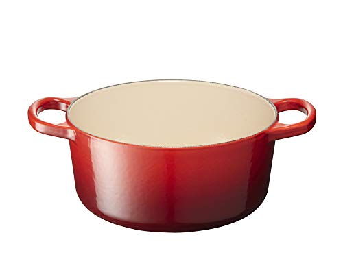 Le Creuset Enameled Cast Iron Signature Round Dutch Oven, 2 qt., Cerise