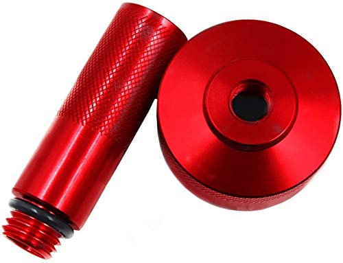 imUfer Extended Run Gas Cap Adapter fit 1/4" NPT Line with 1/8" Thick Fuel Resistant Sealing Washer and Aluminum Mess Oil Changes Funnel for EU1000i EU2000i EU3000i