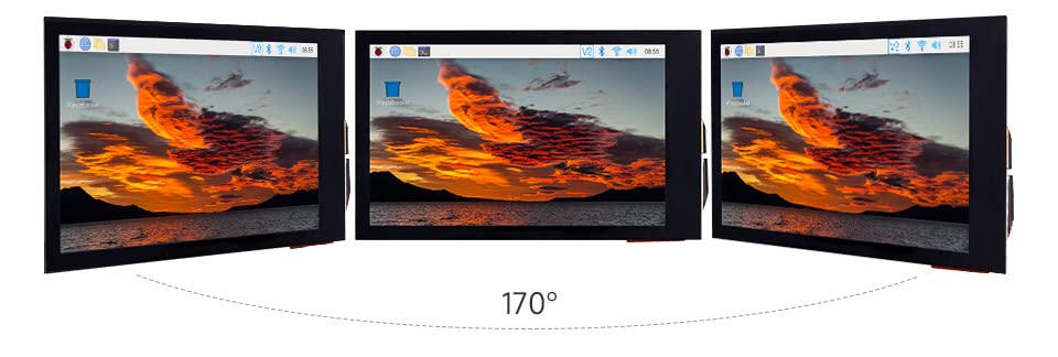 waveshare 3.5inch Touch LCD Display 480x800 IPS Capacitive Touch LCD Screen,Adjustable Brightness, for All versions of Raspberry Pi, Jetson Nano,Windows 11/10 / 8.1/8 / 7