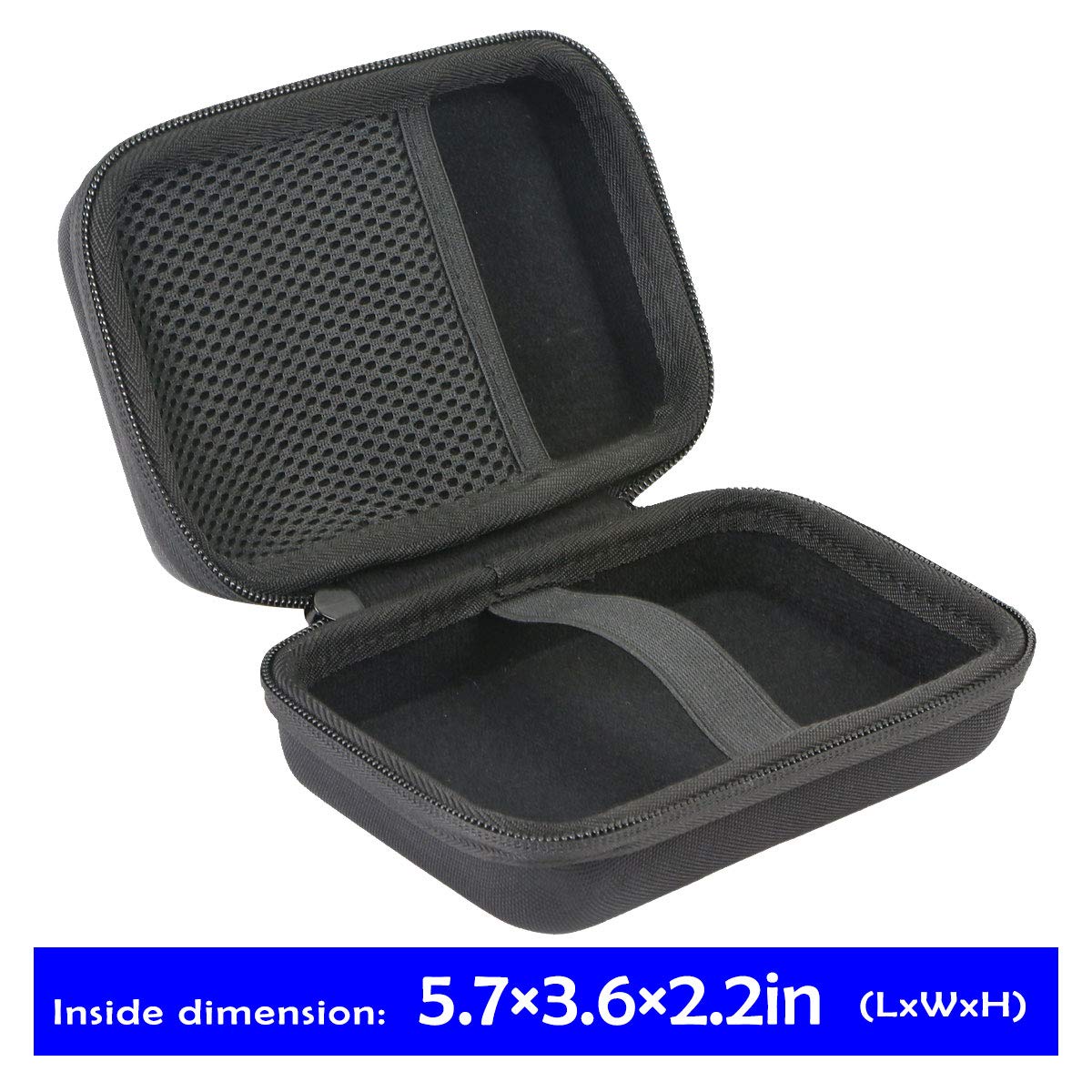 khanka Hard Travel Case Replacement for Kodak Step Touch 13MP Digital Camera & Instant Printer with 3.5 LCD Touchscreen (Black zipper)