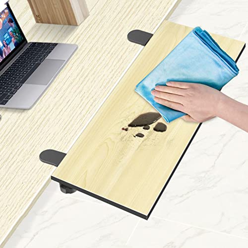 Keyboard Platform Extender,Ergonomics Desk Extender Tray Clamp On Keyboard Drawer Table Mount Armrest Stand Slide Computer Elbow Arm Support