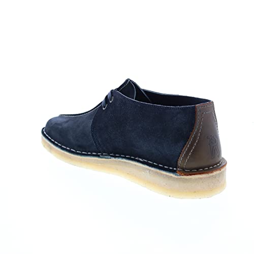 MEN’S CLARKS ORIGINAL DESERT TREK “MADE IN PORTUGAL, INK HAIRY SUEDE, 7.5